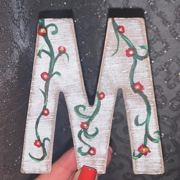 Hand Crafted | Wall Decor | Custom Painted Letter M Home Decor | Poshmark